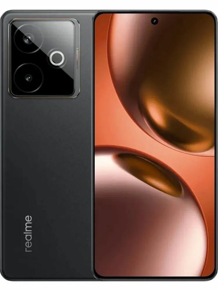 Смартфон Realme GT7 12/256 ГБ Black CN (Китайская версия) Есть Русский язык (зарядное с адаптером)