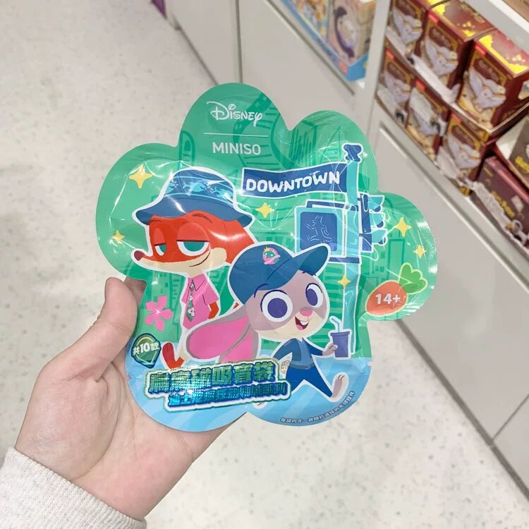 Магнитные фигурки MINISO Zootopia Series: милые магниты на холодильник Джуди (серия Blind Bags) Магнитный плоский
