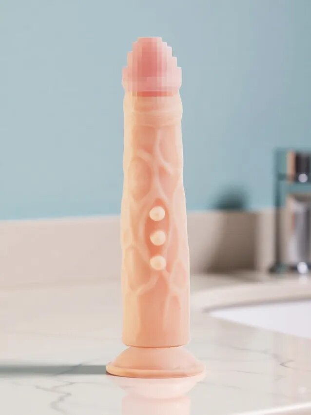 Фаллоимитатор без мошонки Toy Joy на внутреннем каркасе, на присоске 24,5 см.