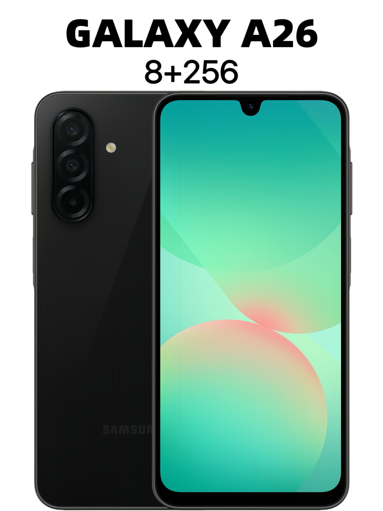 Смартфон Samsung Galaxy A26 5G 8/256Gb, Dual nano SIM, Персиковый черный