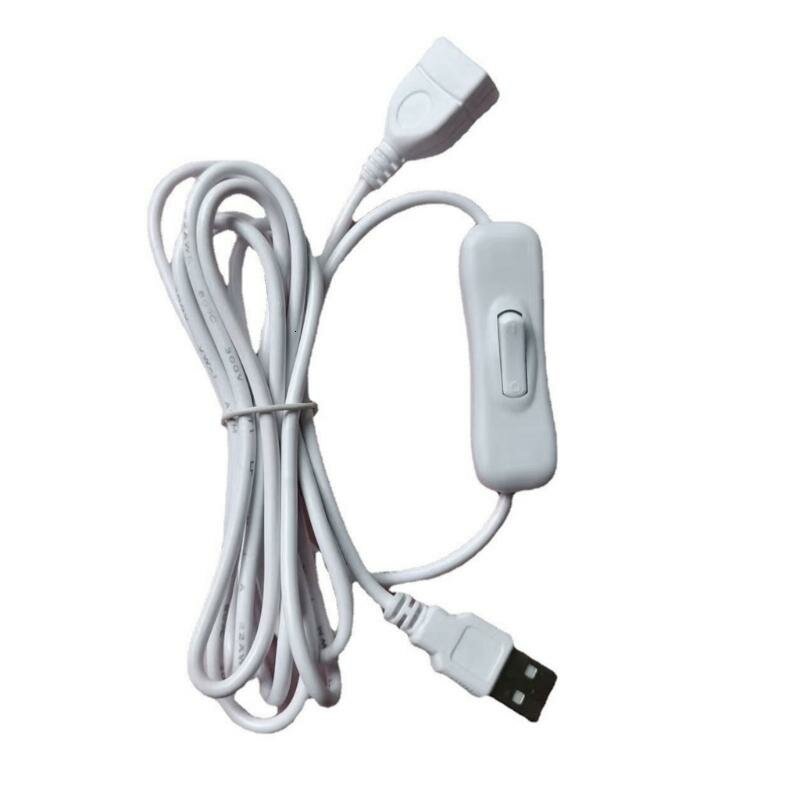 USB-удлинитель 2 м с выключателем, Белый - переключатель 304