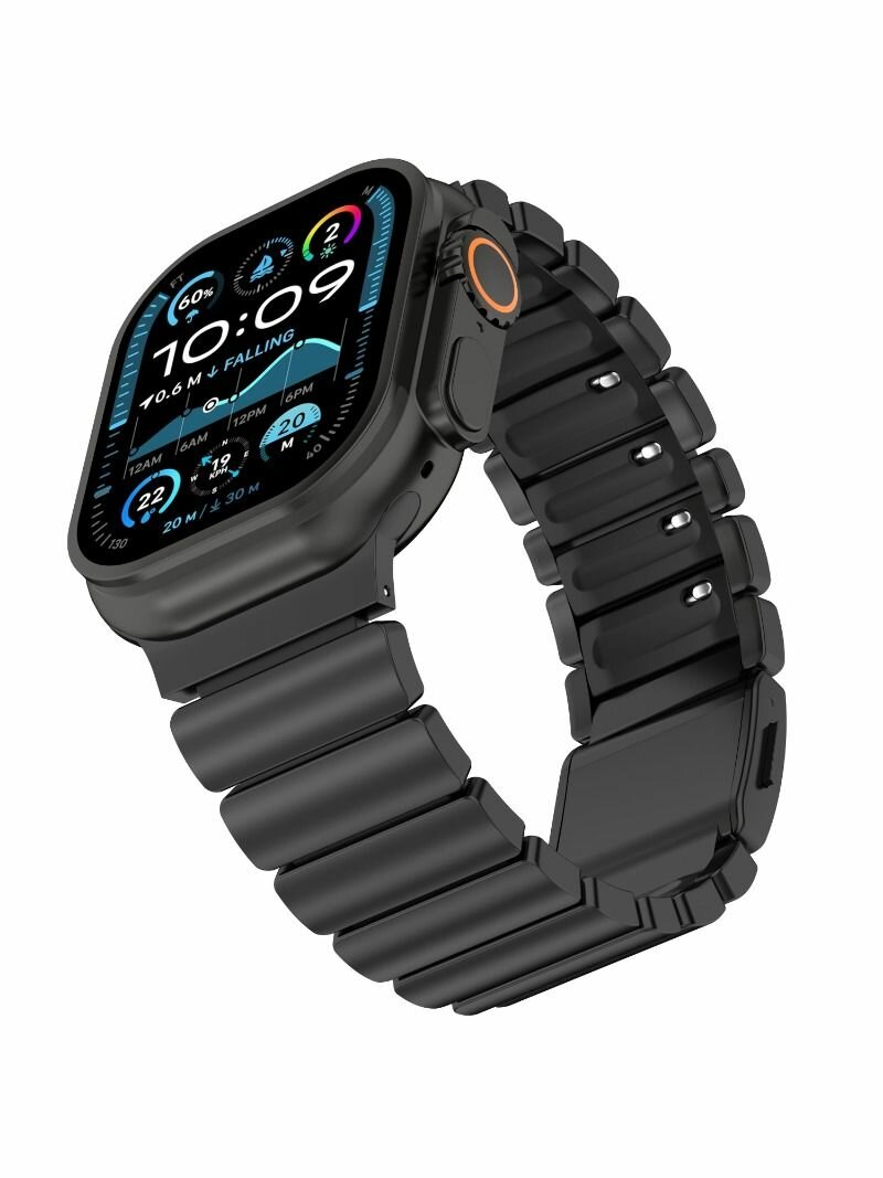 Быстро снятые титановые металлические ремешки для Apple Watch Ultra 49 мм Series 11 10 9 8 7 Титановые резиновые часы