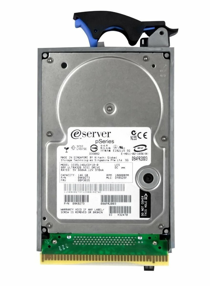 Жесткий диск IBM 146Gb 10000 U320SCSI 3.5" HDD 00P3834