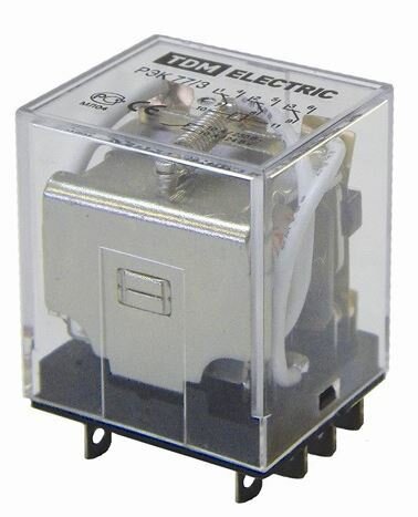 Реле TDM ELECTRIC SQ0701-0025, промежуточное, 3 контакта, монтаж на DIN-рейку, 10A, 12V AC