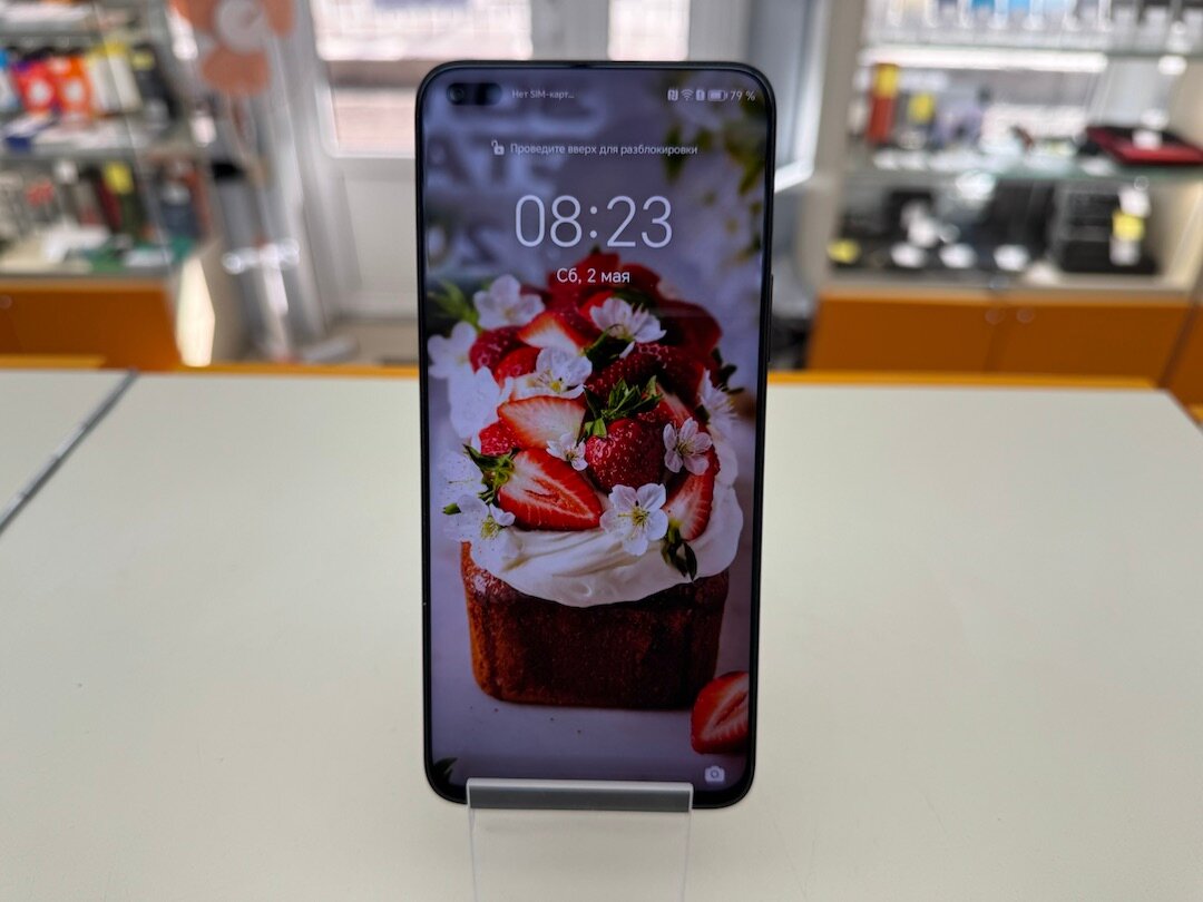 Смартфон HONOR 50 Lite 6/128 ГБ RU, Dual nano SIM, полночный черный, б/у уценка