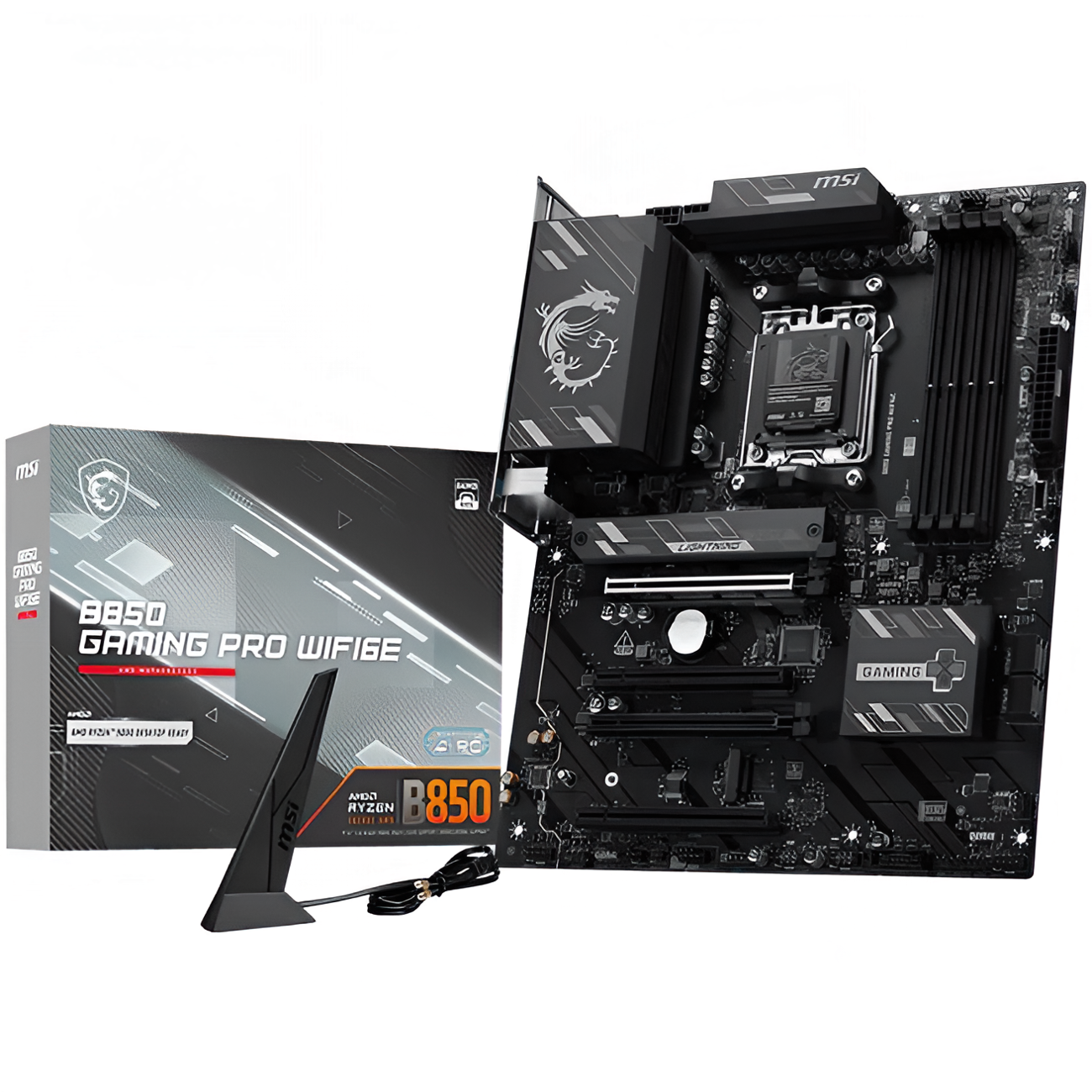 Материнская плата MSI B850 GAMING PRO WIFI6E (AM5/AMD B850/4xDDR5/4xPCI-Ex16/2xM.2/SB7.1/Wi-Fi/BT/GLAN/DP/HDMI/ATX)
