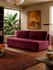 Диван Кубо Vivaldi 35 NOW 195x91x80 см, бордовый Велюр, еврокнижка Фиеста