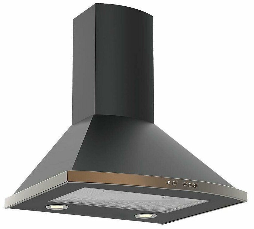 Кухонная вытяжка Elikor Сигма 60П-650-К3Д антрацит/бронза