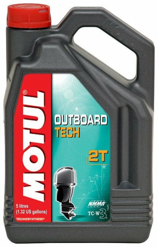 Масло моторное MOTUL OUTBOARD TECH 2T 5л. 106615/101728