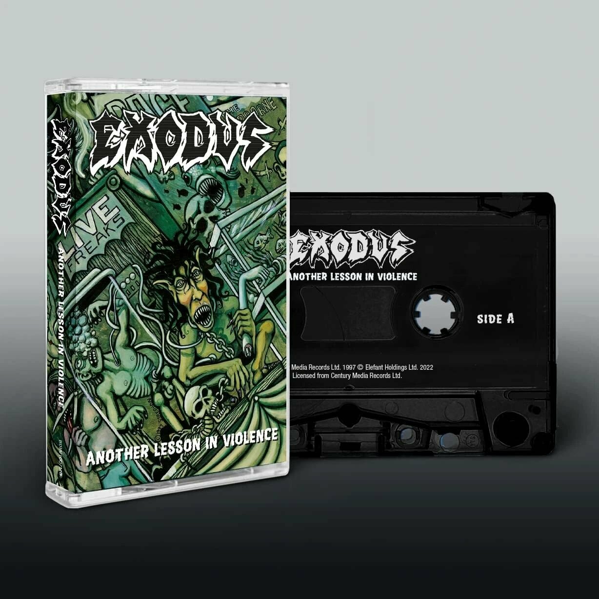 Exodus. Another Lesson In Violence (MC/Reissue/Аудиокассета)