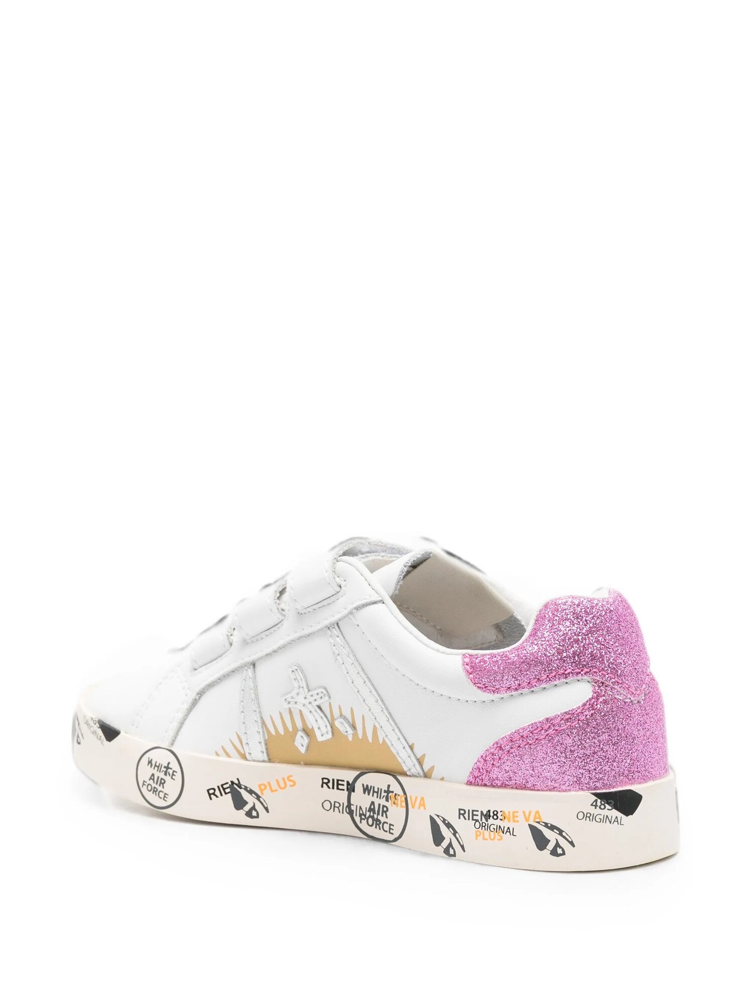 Кроссовки PREMIATA Andy touch-strap sneakers, размер 29, белый — фото 1