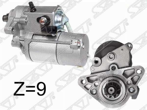 Стартер SAT ST-28100-50101N Toyota Land Cruiser J100, J200 98-21 / Jaguar XJ 86-97 2 kW/ Z=9