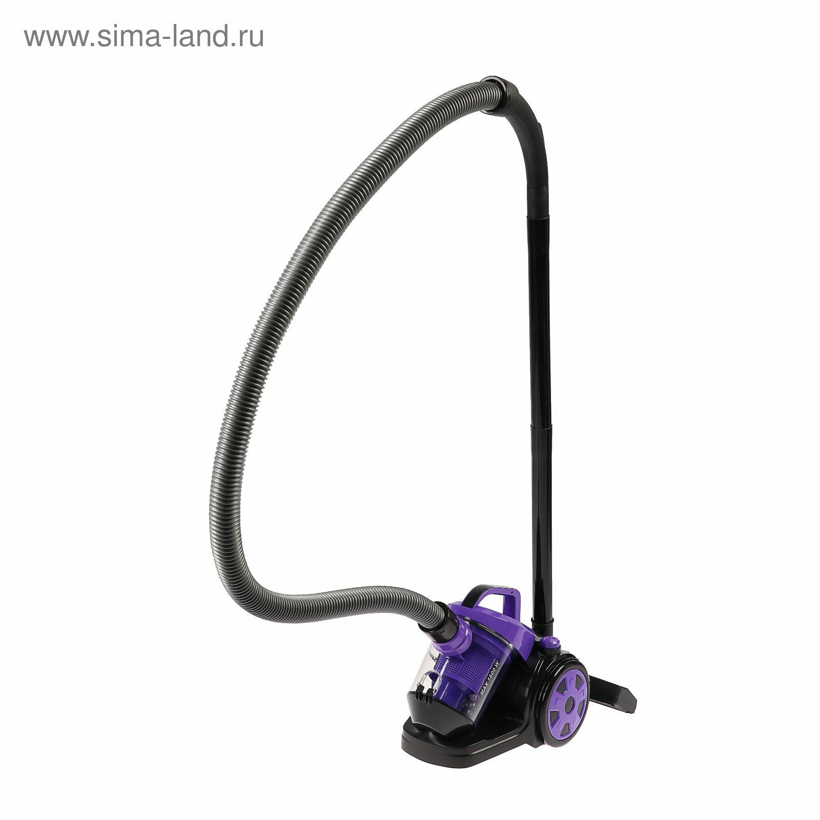 Пылесос SA-8312BP, 1600/300 Вт, 1.5 л, фиолетовый, цвет: фиолетовый