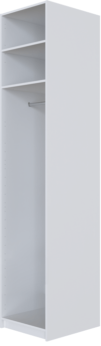 BRW Корпус шкафа Моби/Mobi SZF 1d/50 Белый Белый
