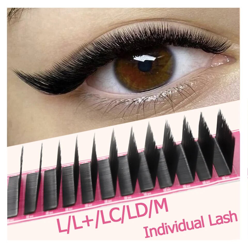 Ресницы Rujade M LC L Curl MIX 8-15 мм, 0.07 мм