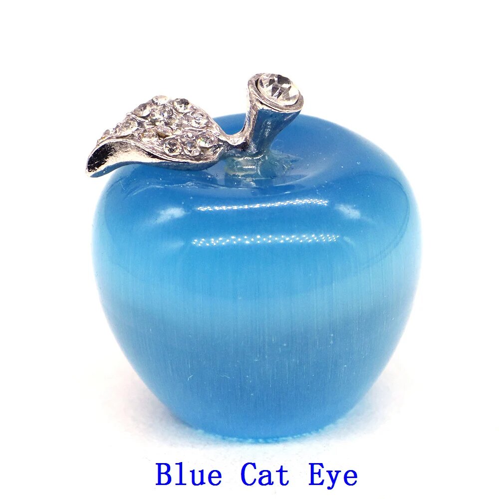 Яблоко из камня Blue Cat Eye, 30 мм