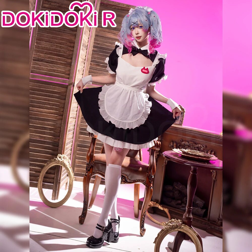 Косплей костюм горничной Mikuu, XXL, Maid Costume