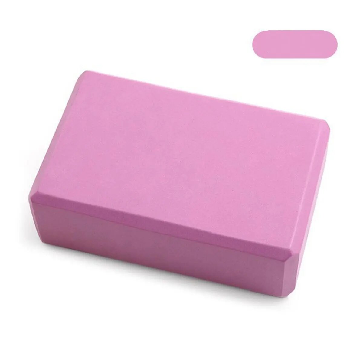 Розовый блок для йоги из ЭВА, Color: Pink