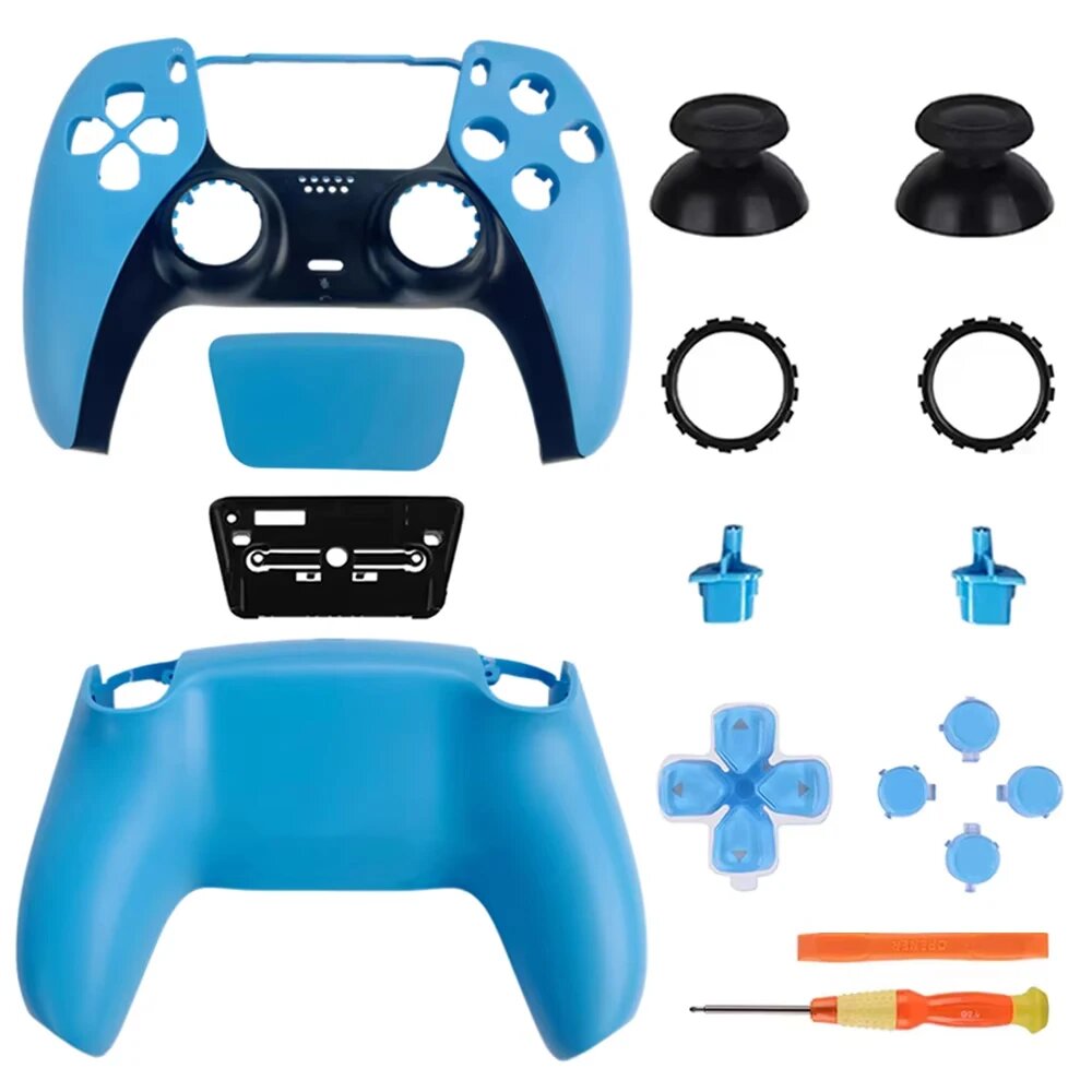 Корпус контроллера для PS5 BDM 010 020 030 040 050 BDM - 050, Синий, Синий