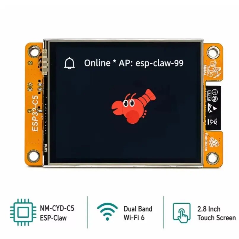 Плата AI-агентства Palm NM-CYD-C5 с ESP-модулем для IoT-устройств