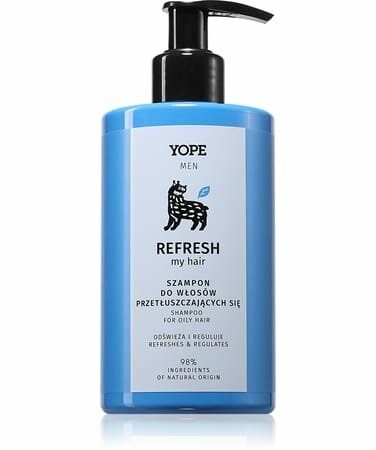Шампунь для волос YOPE Men Refresh My Hair, для жирных волос, 300 мл
