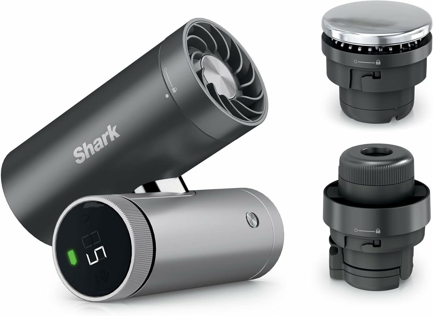 Shark Портативный вентилятор: охлаждение, распыление ChillPill 3-in-1 - Carbon