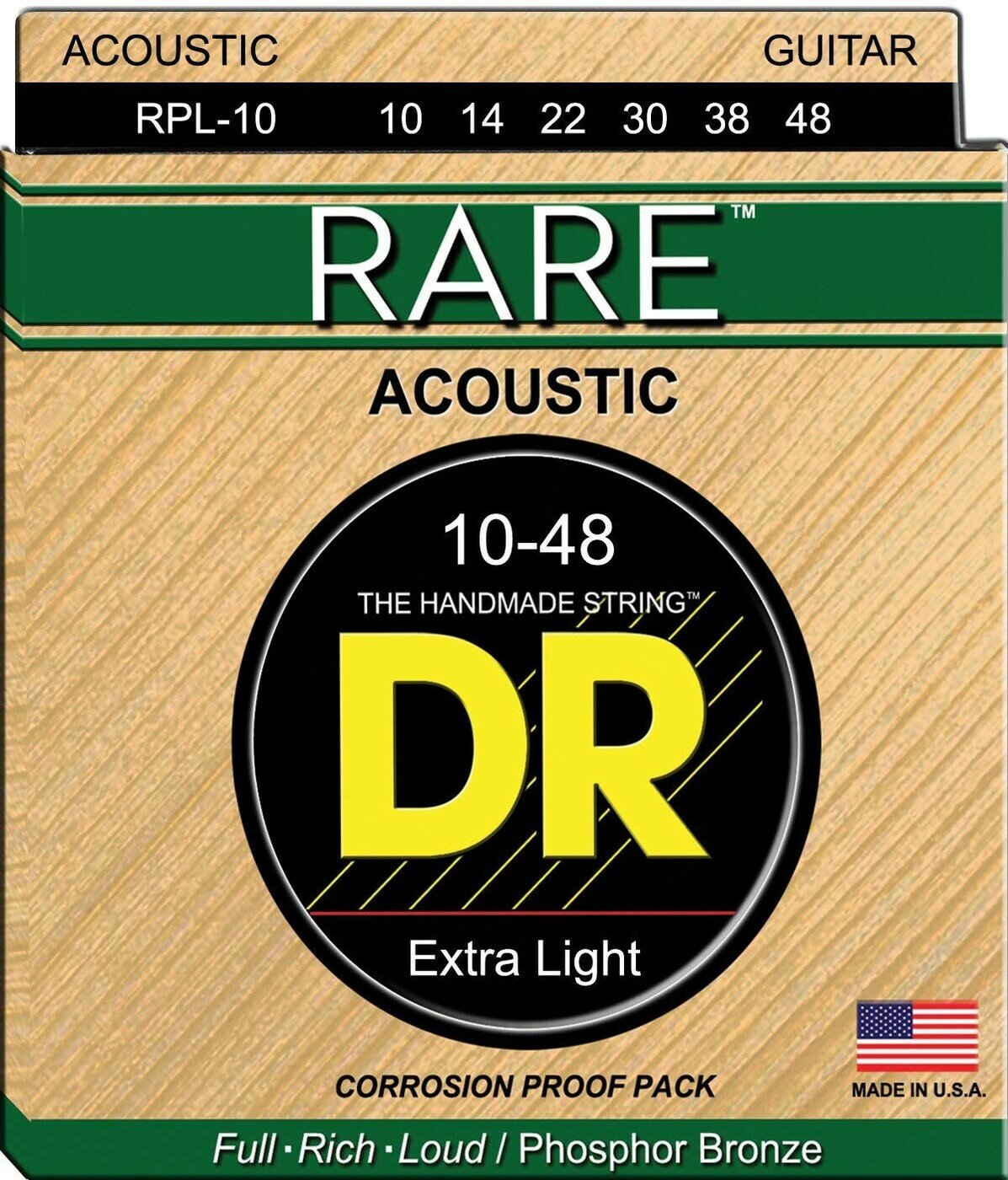 DR RPL 10 Струны для акустической гитары