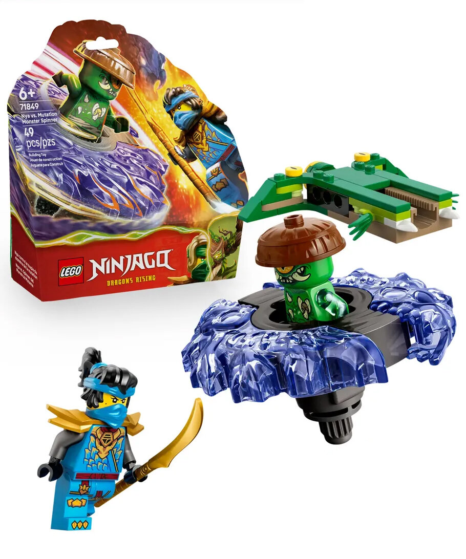 Конструктор LEGO NINJAGO® 71849 Ния против Спиннера, 49 дет.