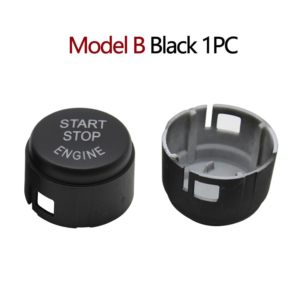 Кнопка Start/Stop двигателя BMW, черная, Model B