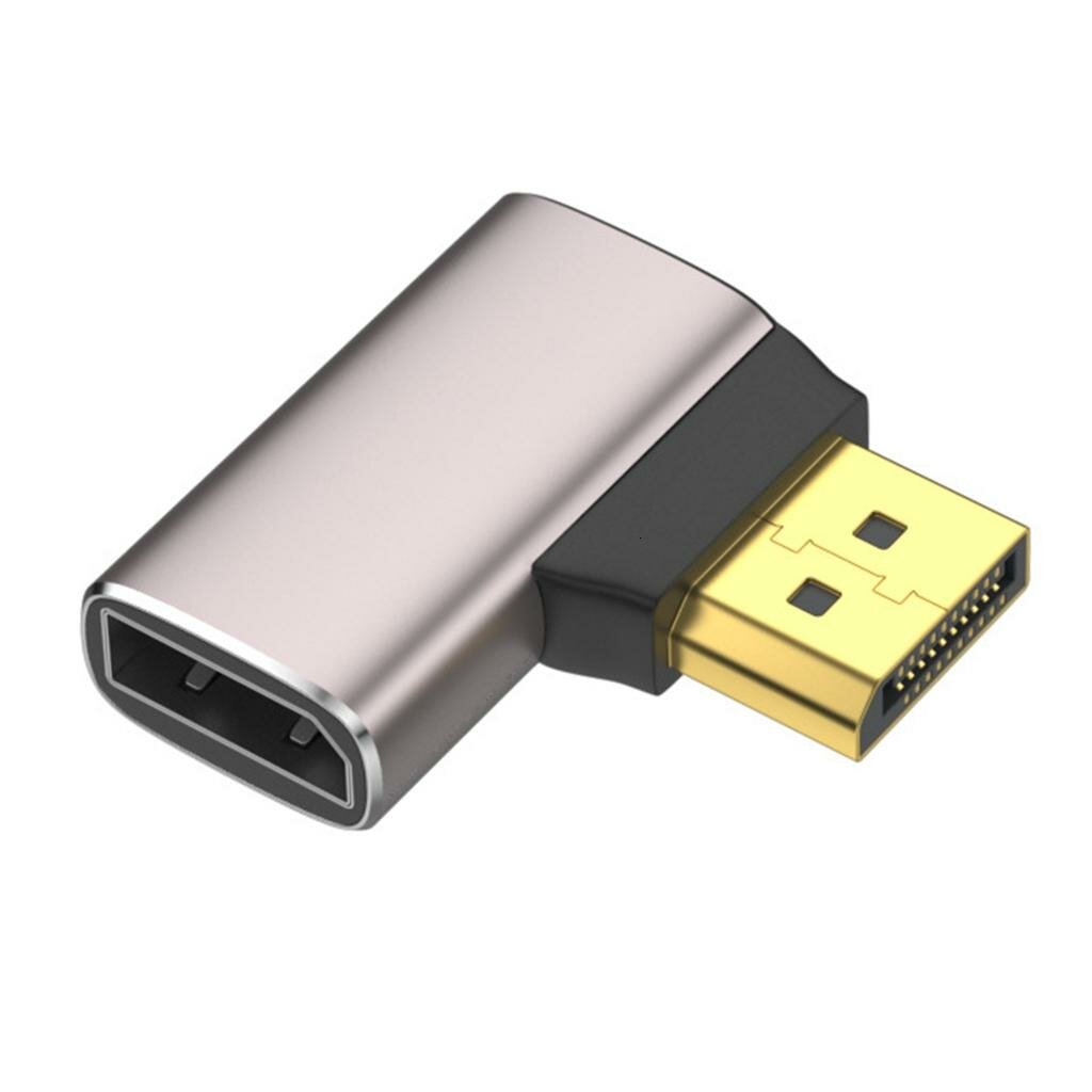 Адаптер 8K 1.4 HDMI Male-Female, Боковой изгиб влево