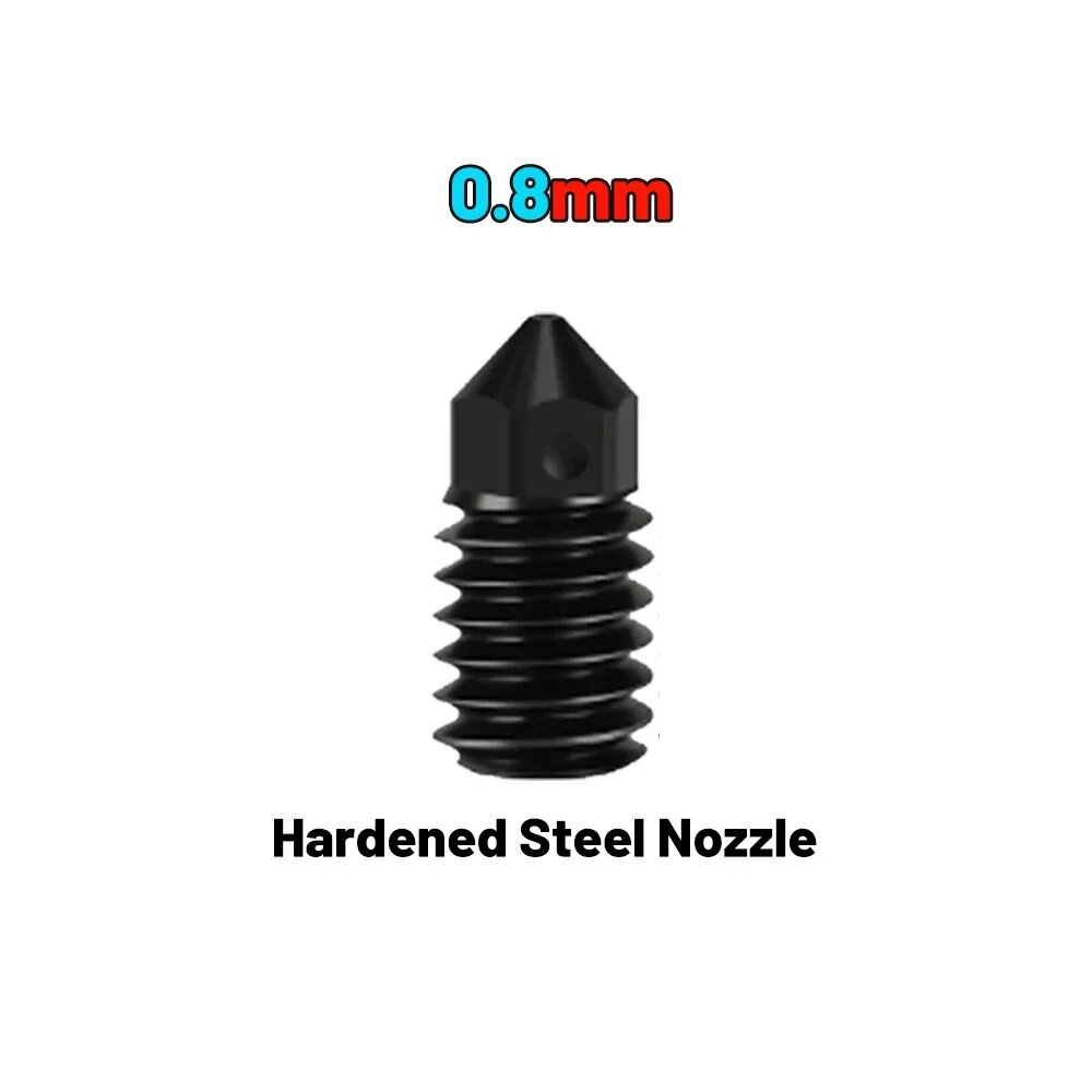 Комплект хотэнд SAHVAIM для Bambu Lab A1/A1 mini 0.2/0.4/0.6/0.8 мм 3pcs, Hardened steel 0.8mm