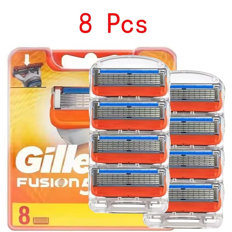 Gillette Fusion 5, 8 шт, Цвет: set F