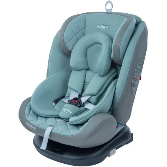 Автокресло Indigo AERO ISOFIX ST-3 группа 0+1+2+3 0-36 кг шалфей