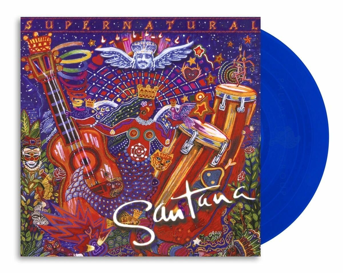 Santana: Supernatural (2LP Lim Blue Vinyl) Виниловая пластинка