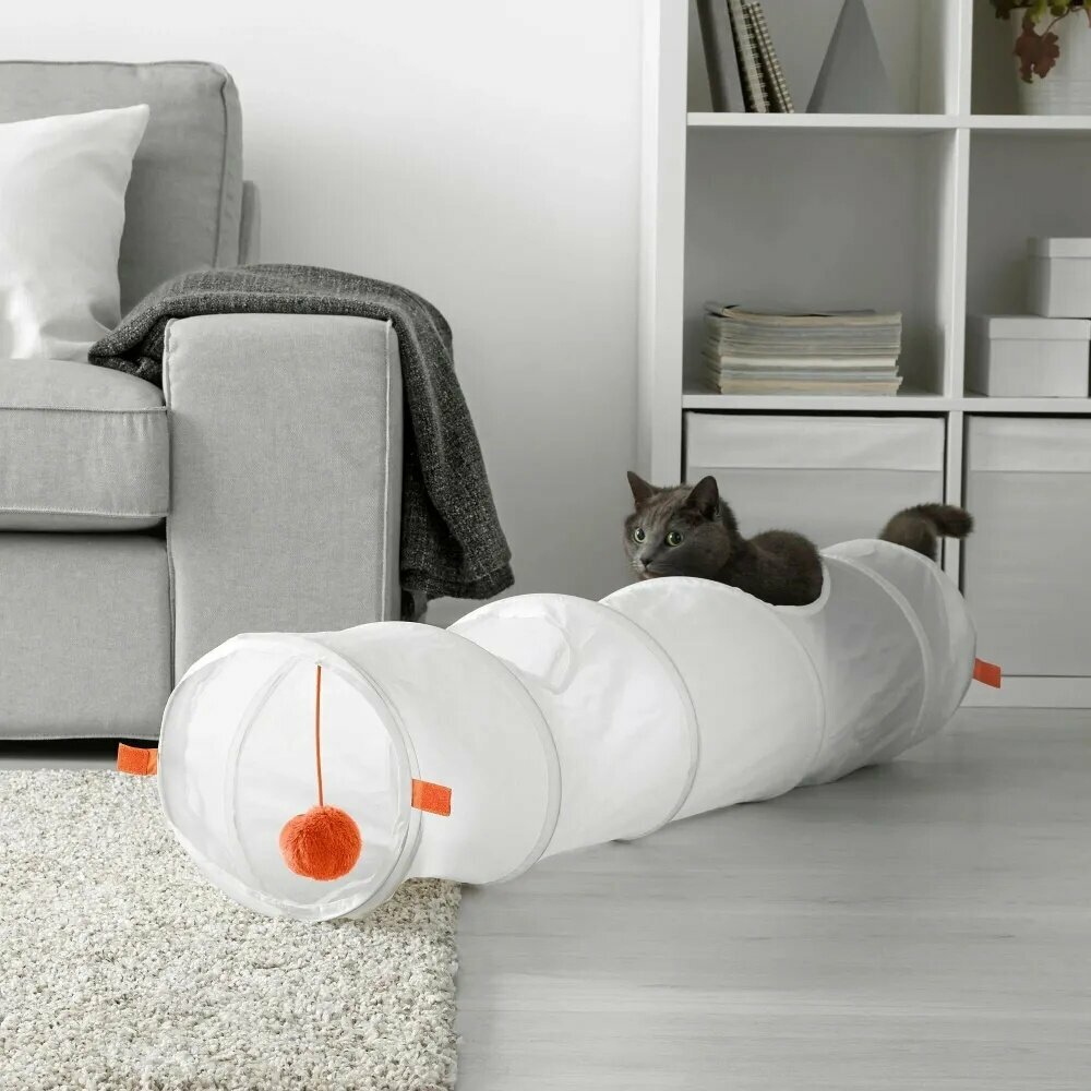 Ikea UTSADD утсадд игровой тунель для кошек 128x25 см