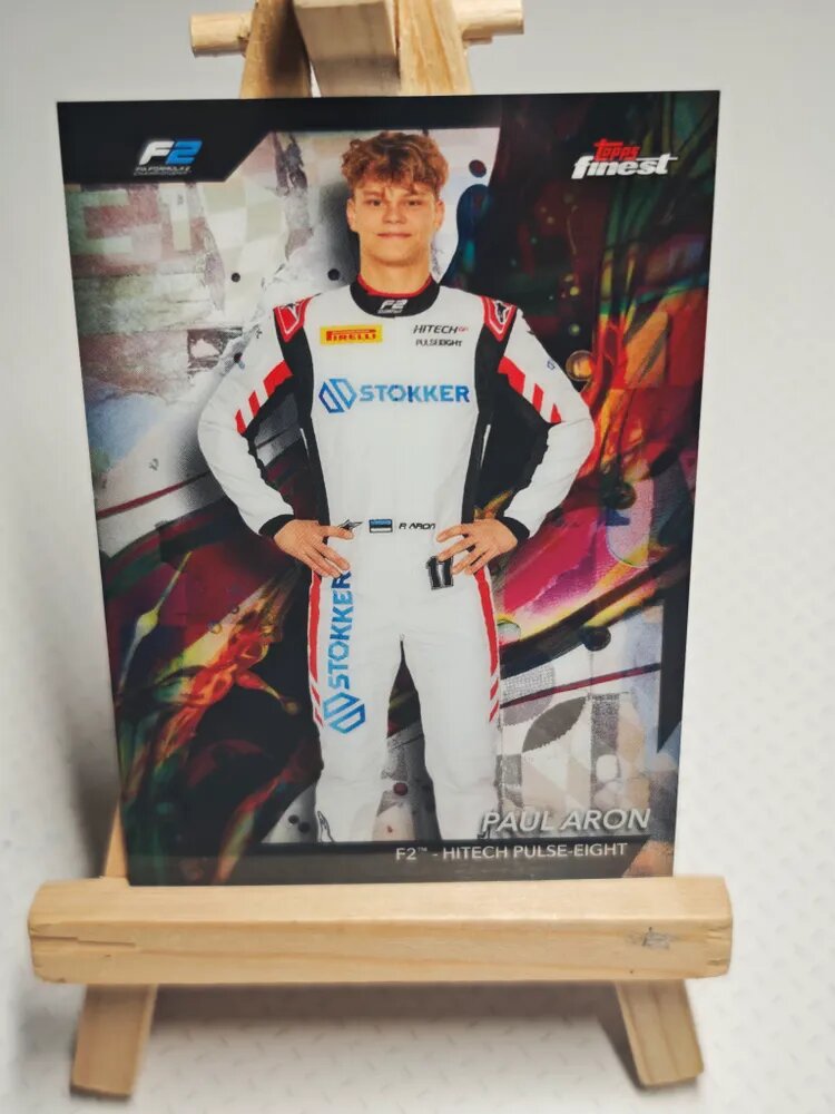 2024 Topps Finest Набор карточек для коллекционирования F1 ARON 31