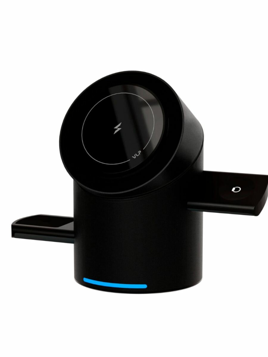 Беспроводное зарядное устройство VLP Tower Power 3in1 MagSafe для Samsung, черное