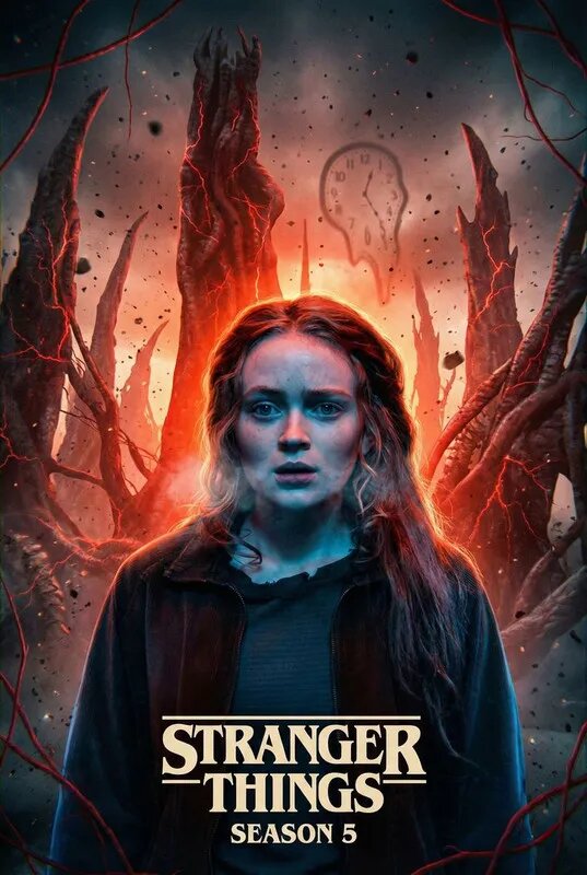 Деревянные пазлы 1000 элементов, подарочная упаковка,50x75cm, Stranger Things, странные вещи, подарочный набор для взрослых, продвинутый уровень сборки 5-10.