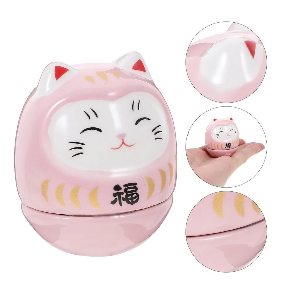 Фигурка Кота Удачи, Из Керамики, Для Декора Стола, 1 Штука