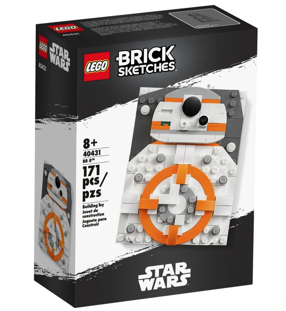 Лего Star Wars серия, LEGO 40431 BB-8, lego конструктор для мальчика, лего для девочек