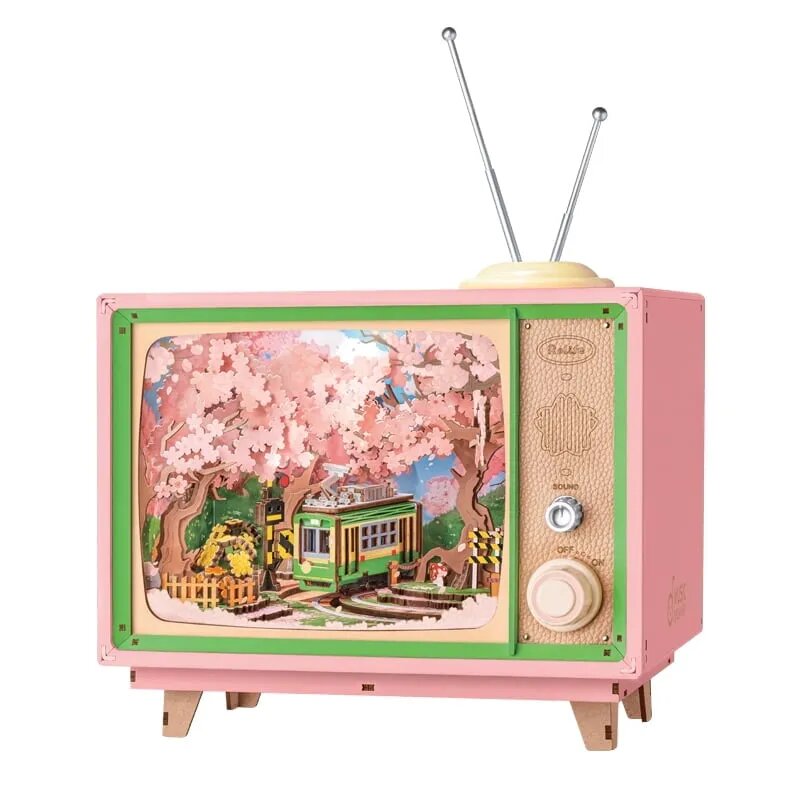 3D пазл "Музыкальная шкатулка Sakura Dreamy Tour", деревянная модель, креативная головоломка для детей, мальчиков и девочек