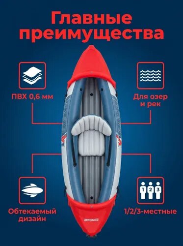 Каяк 290х91 см