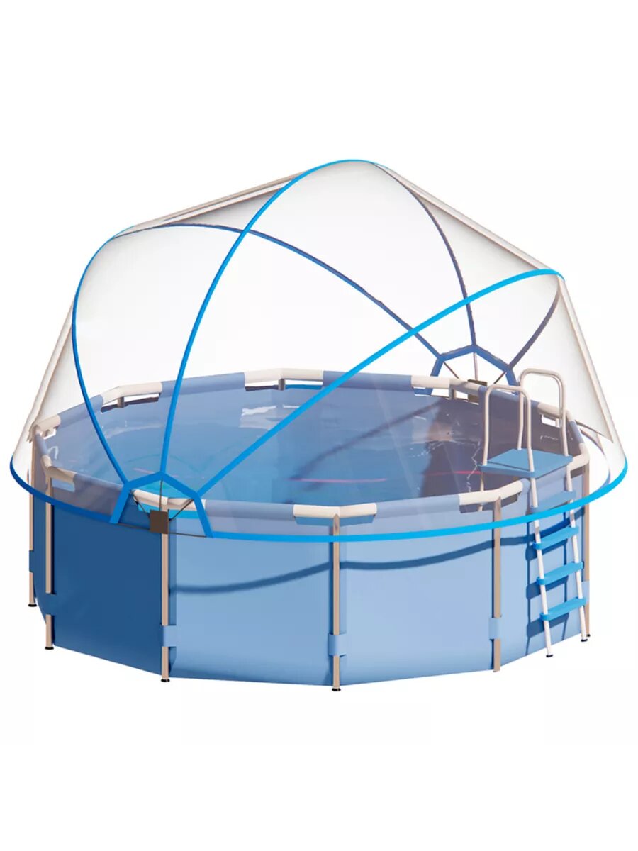 Pool Tent PT305-B 305см, Круглый, купольный, синий