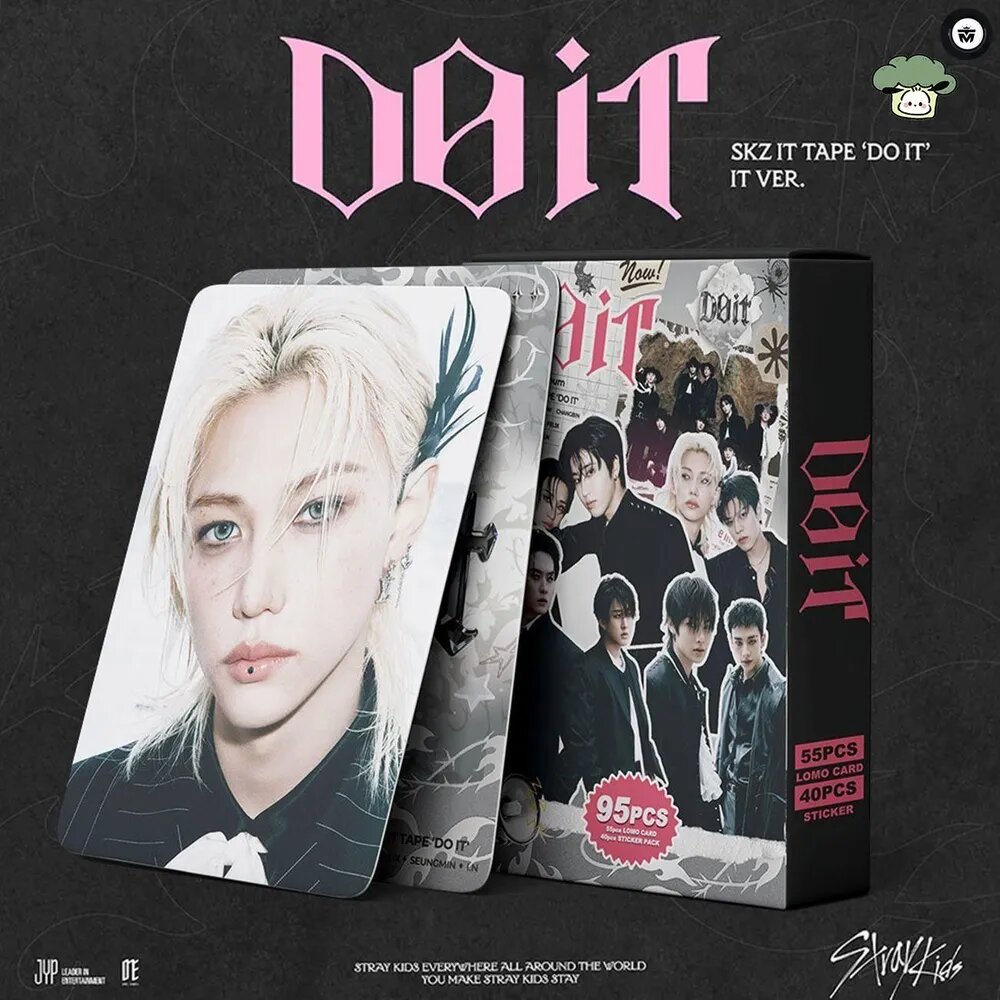 VOFIRROB STRAY KIDS, 95 шт. Lomo-карточек для третьего специального альбома DO IT, K-POP GIANT, мини-фотокарточки, STRAYKIDS 2026, коллекционный SKZOO, фан-постер SKZ со стикерами