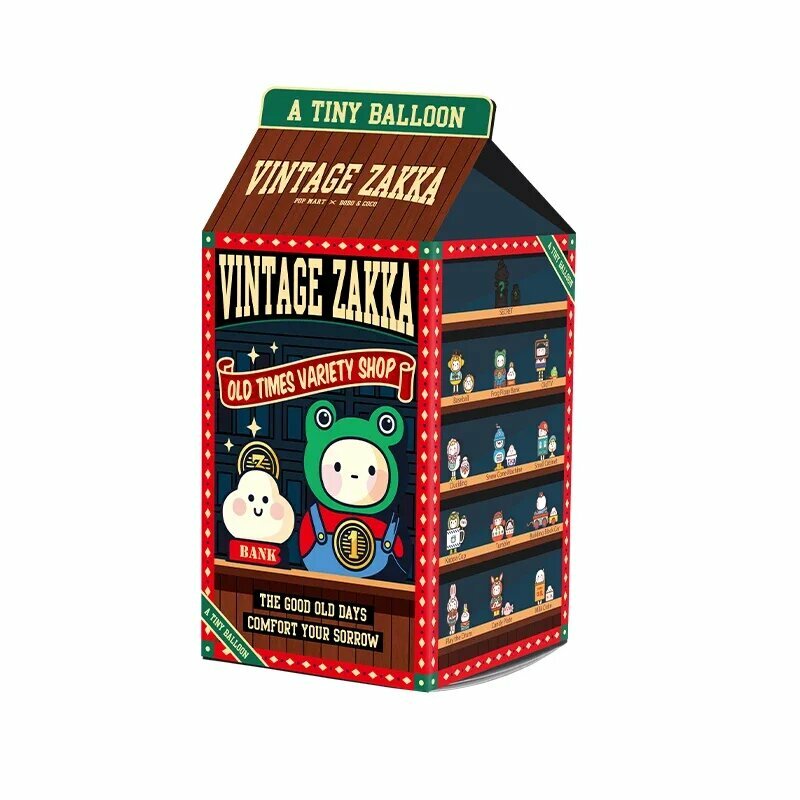 POP MART BOBO COCO Vintage ZAKKA Series Blind Box Изумрудный, 1 Blind Box
