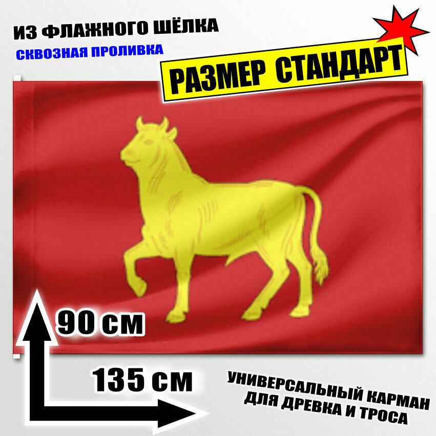 Флаг Куйбышева 135x90 см.