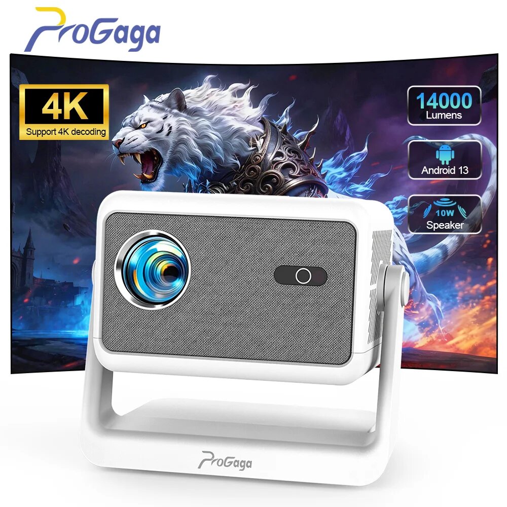 PROGAGA PG370MAX 4K Умный Проектор EU Plug