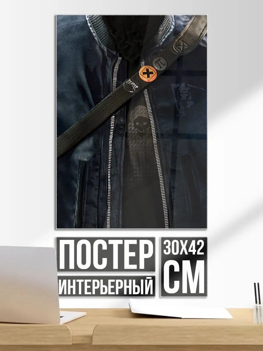 Постер на стену Watch Dogs 2 образ для косплея хакера