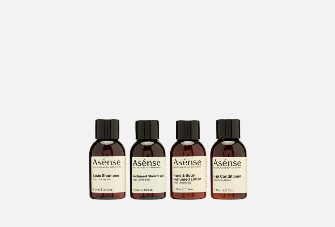 Asense Virgin Lemongrass Дорожный набор уходовых средств 4 шт