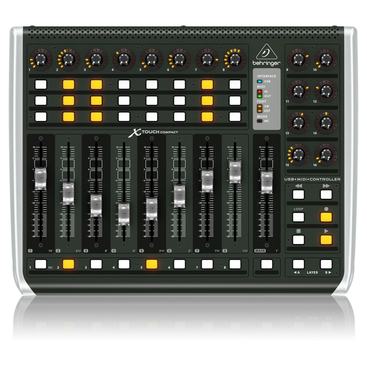 BEHRINGER X-TOUCH COMPACT - универсальный USB контроллер — фото 1